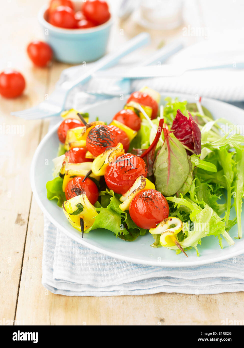 Fish brochettes hi-res stock photography and images - Alamy