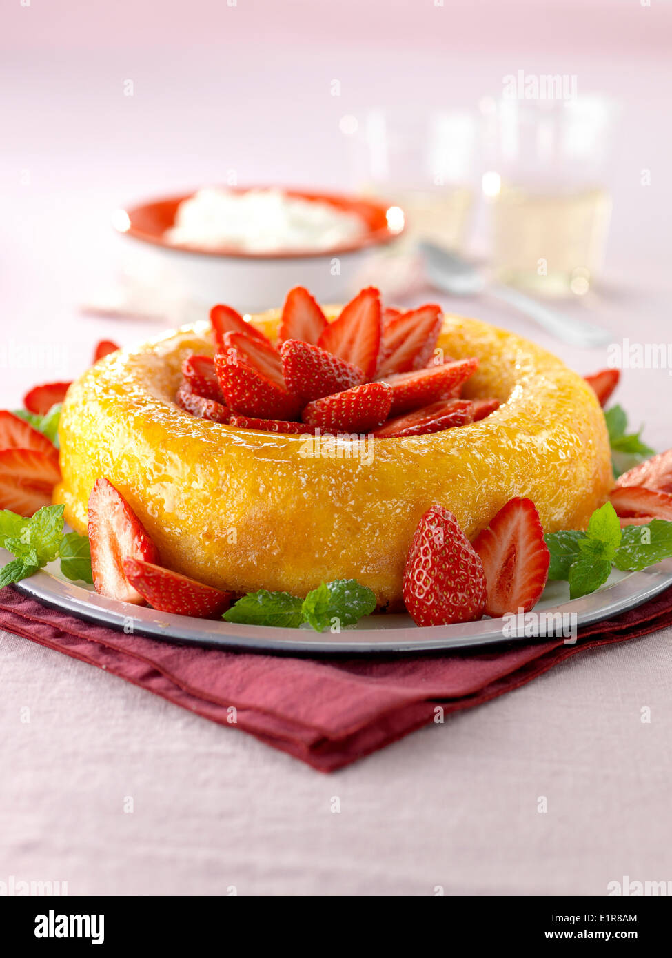 Rum baba dessert hi-res stock photography and images - Alamy