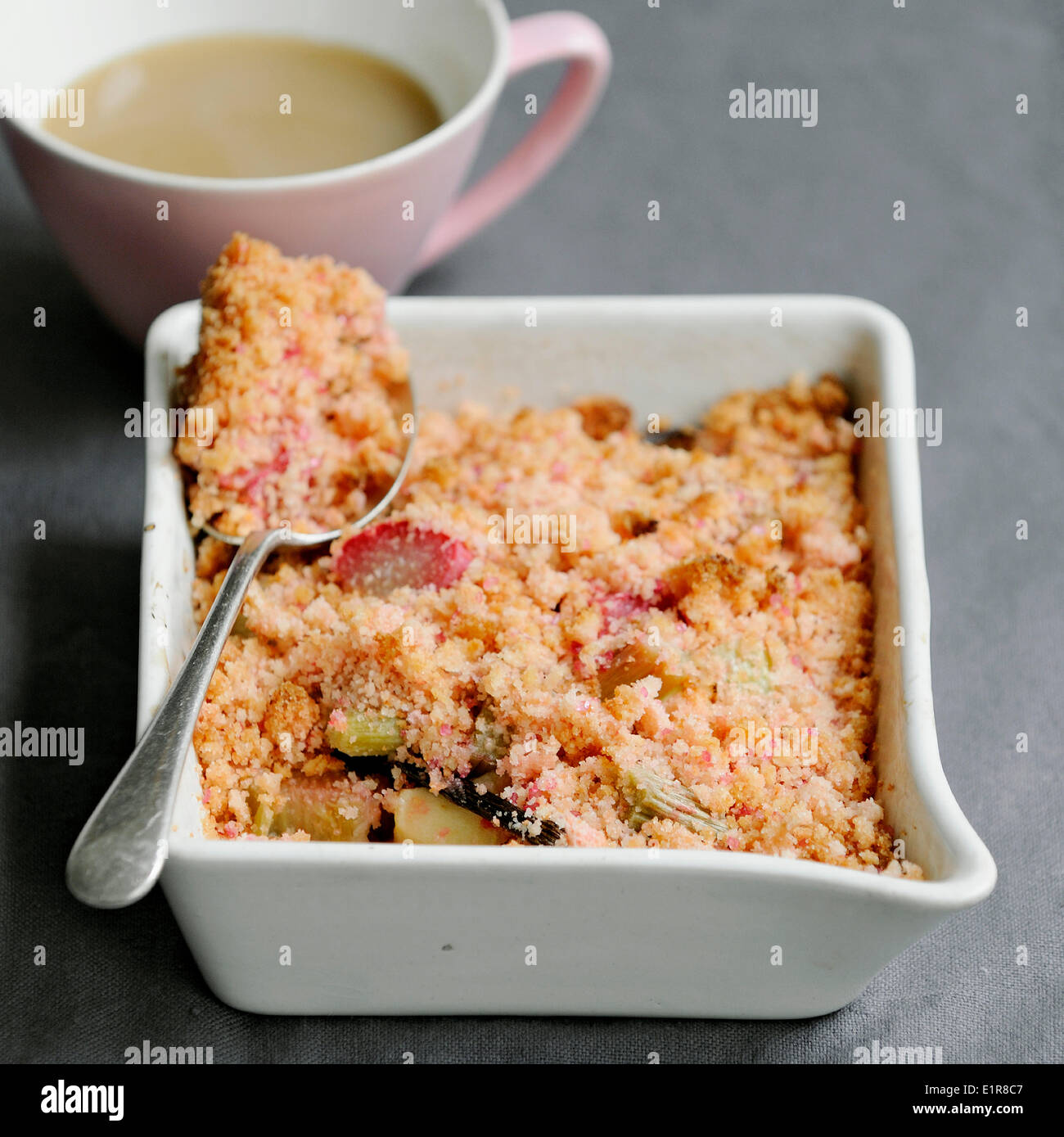 Pink biscuit crumble Stock Photo - Alamy