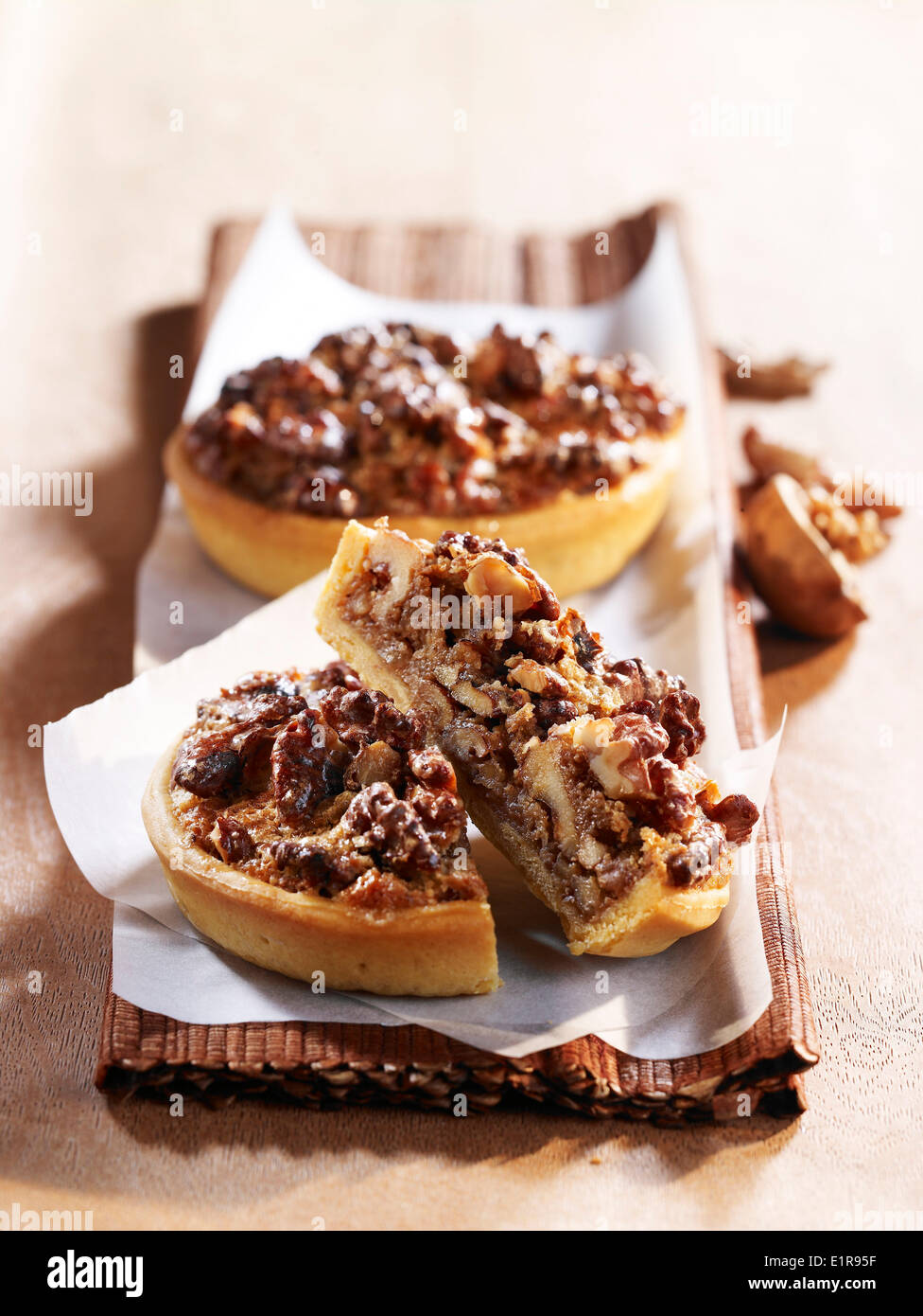 Walnut tartlet hi-res stock photography and images - Alamy