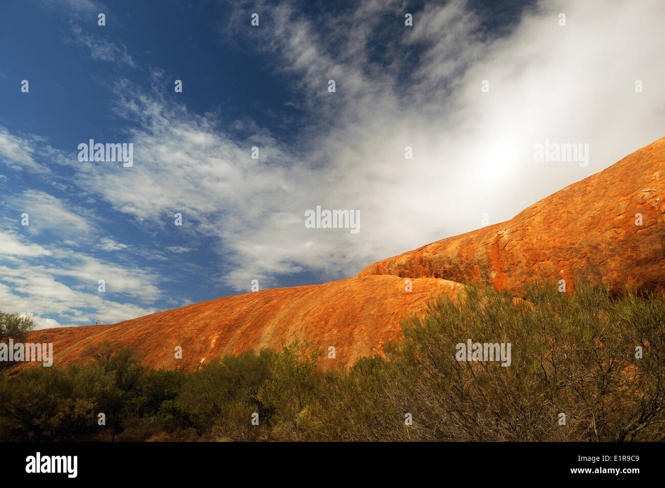 Important aboriginal rock art site at Walga Rock, Murchison region ...