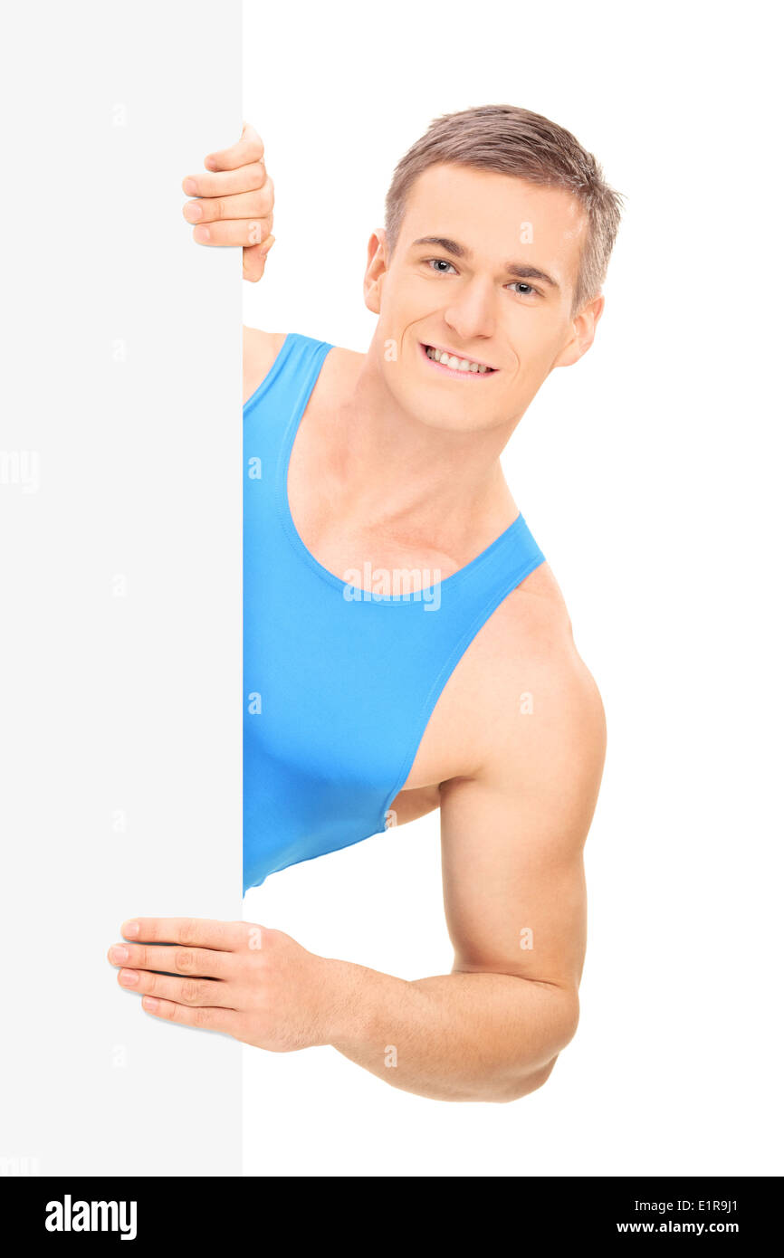 Man is peeking hi-res stock photography and images - Alamy