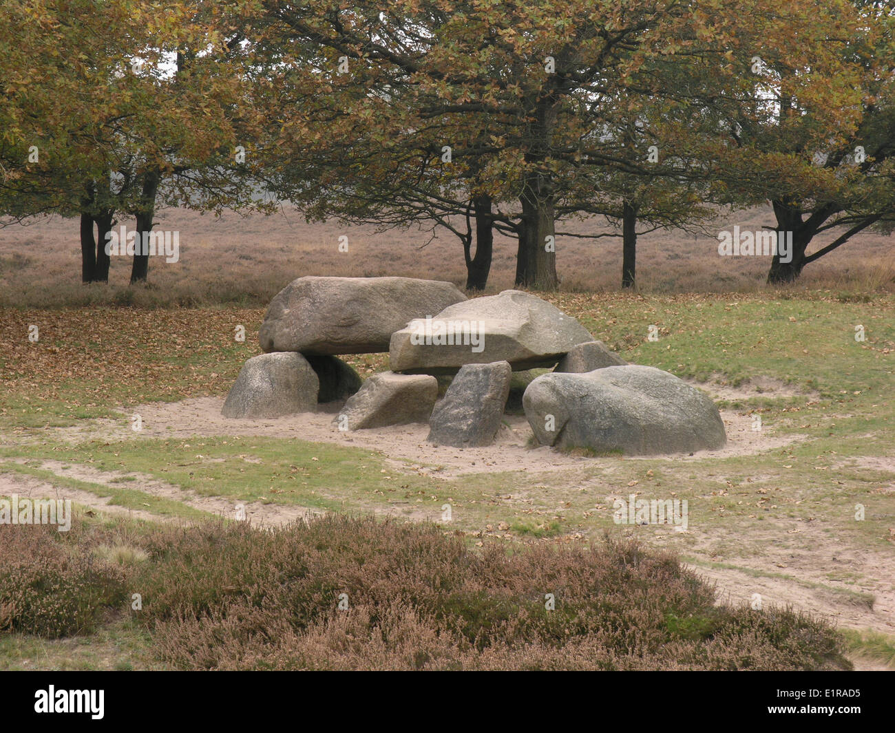 Single-chamber megalithic tomb Stock Photo - Alamy
