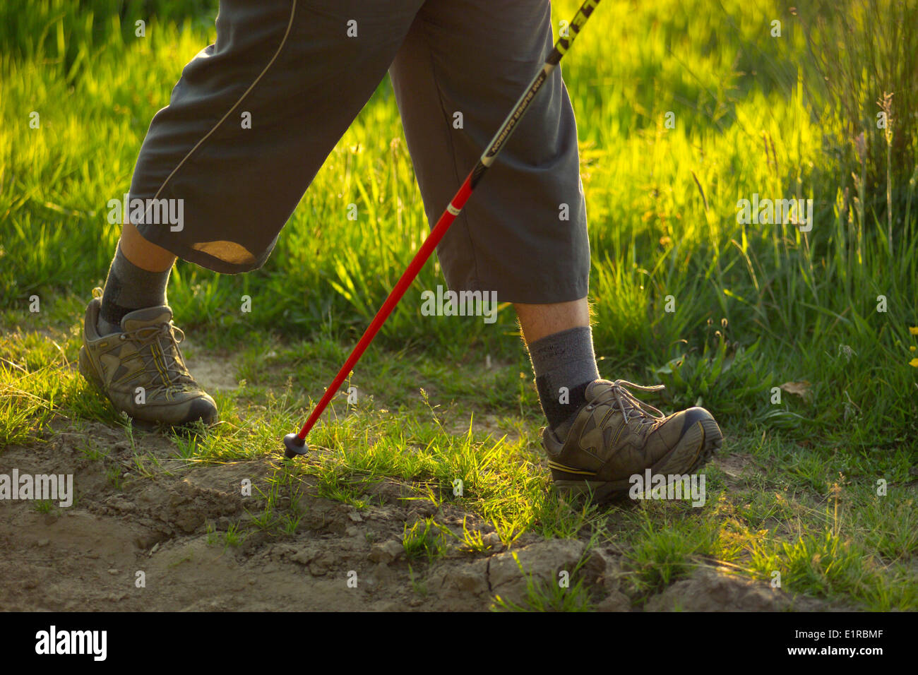Walking stick feet hi-res stock photography and images - Alamy