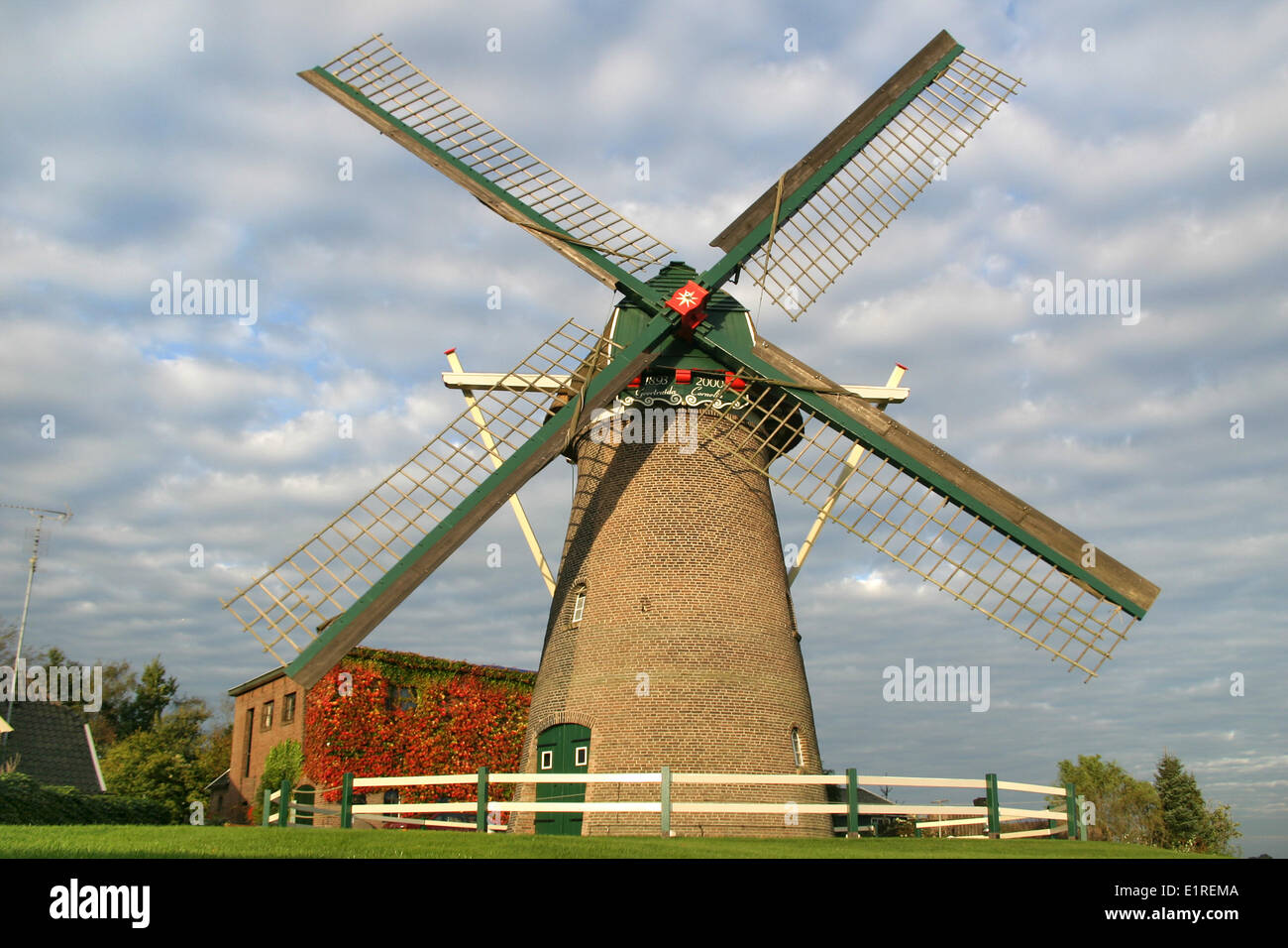 The windmill in Gorssel Stock Photo - Alamy