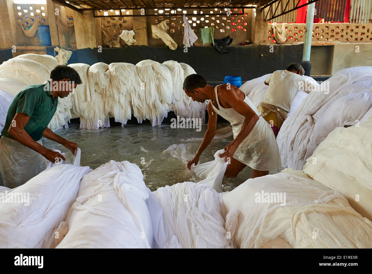 India, Rajasthan, sari garment factory Stock Photo - Alamy