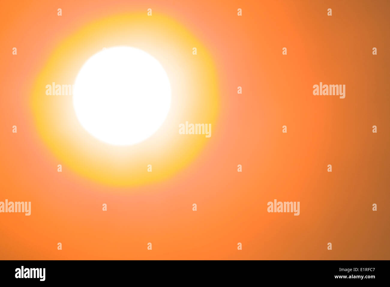 The hot sun in Uganda Stock Photo - Alamy