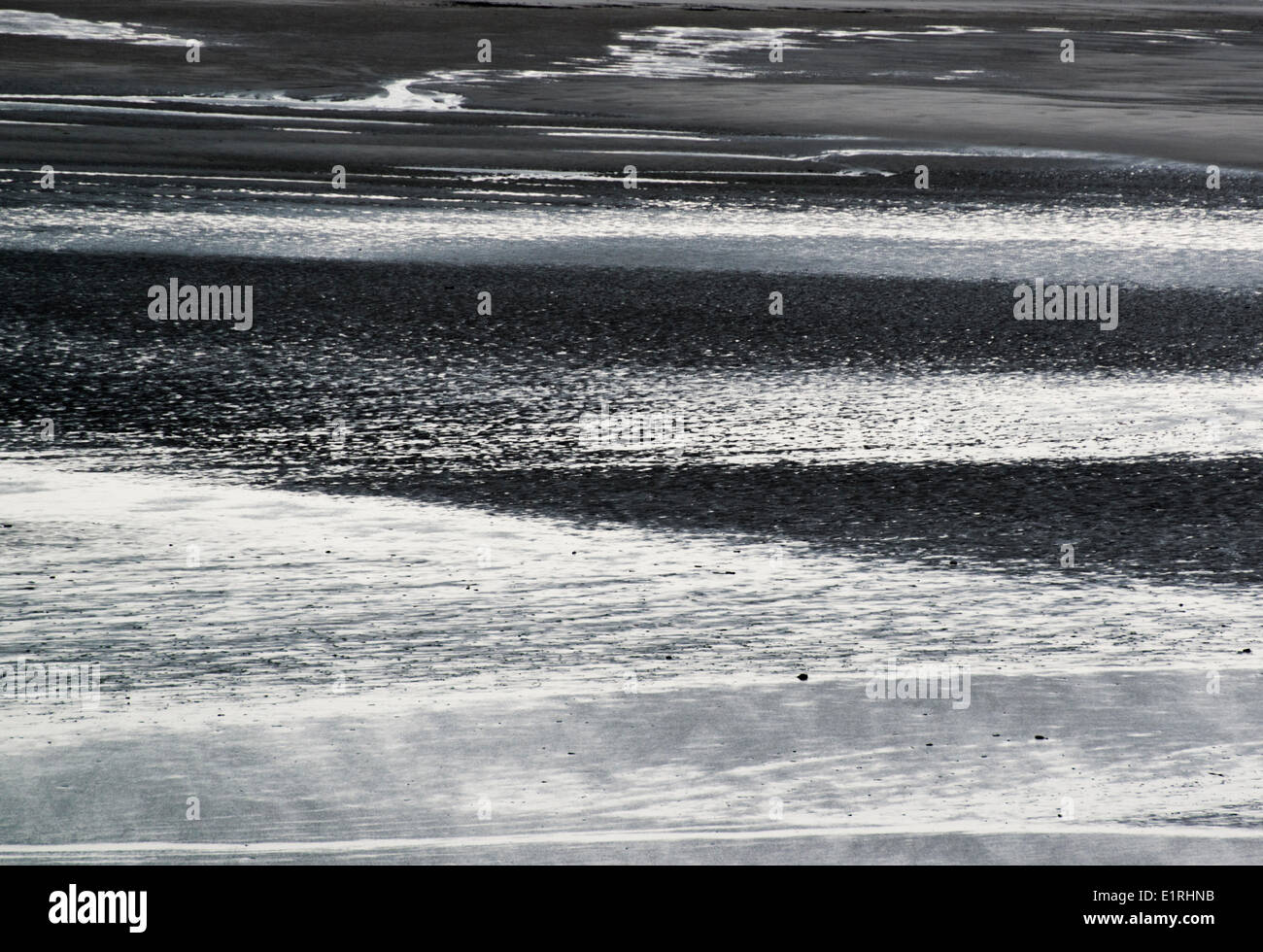 mudflats at lowtide in the Dutch River delta Stock Photo - Alamy