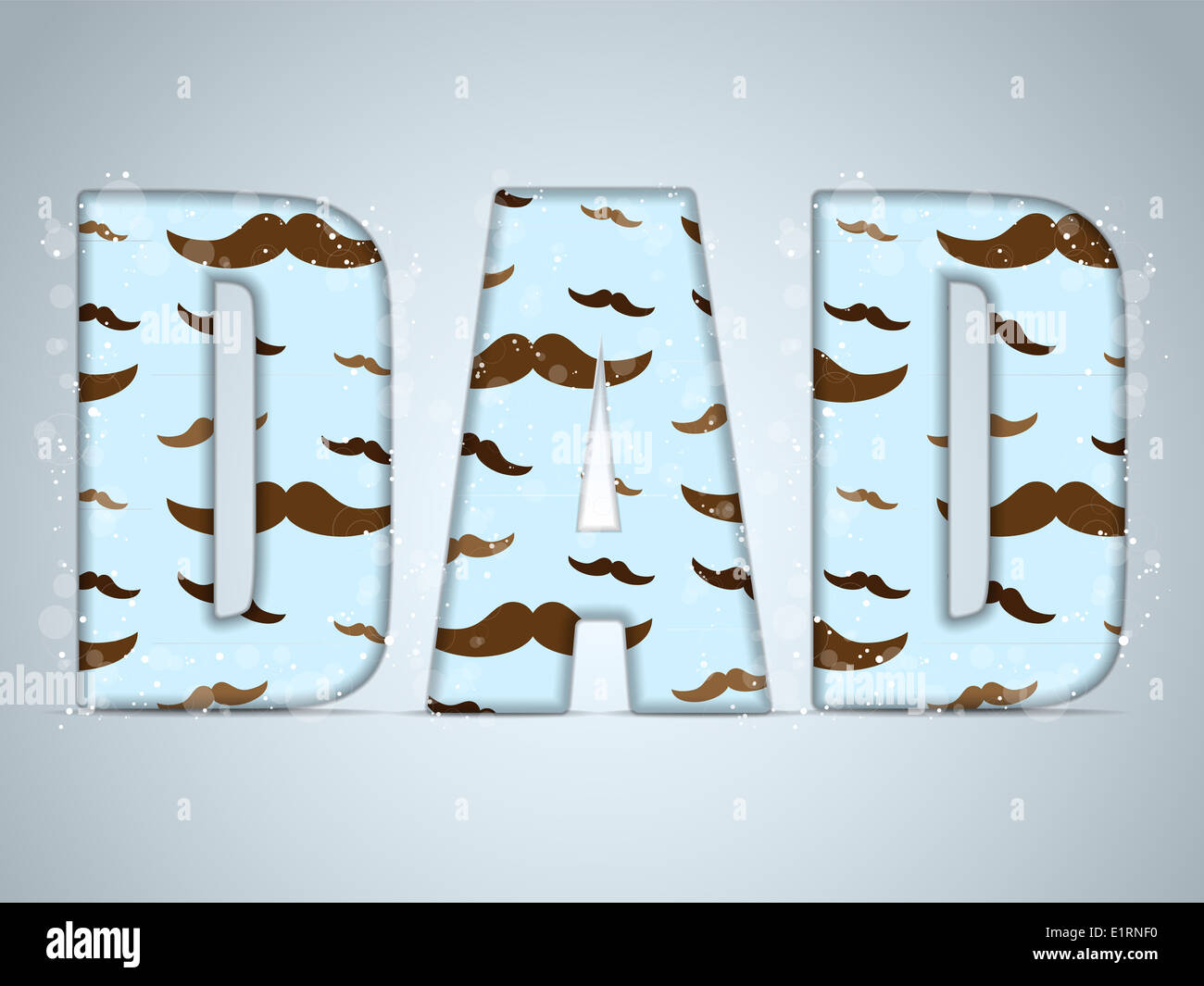Vector - Happy Father Day Mustache Love Stock Photo - Alamy