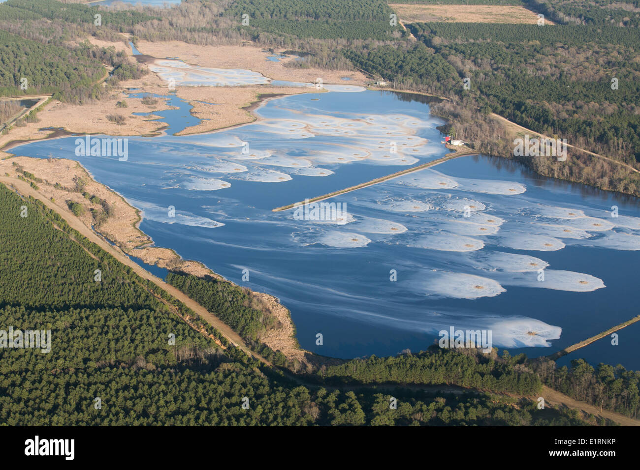 Crossett, Arkansas, USA. 15th Mar, 2013. An aerial view of Georgia ...