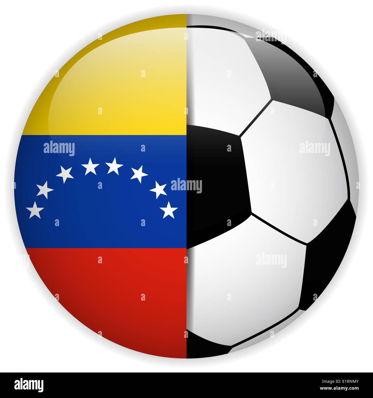 Vector venezuela flag soccer ball hi-res stock photography and images ...