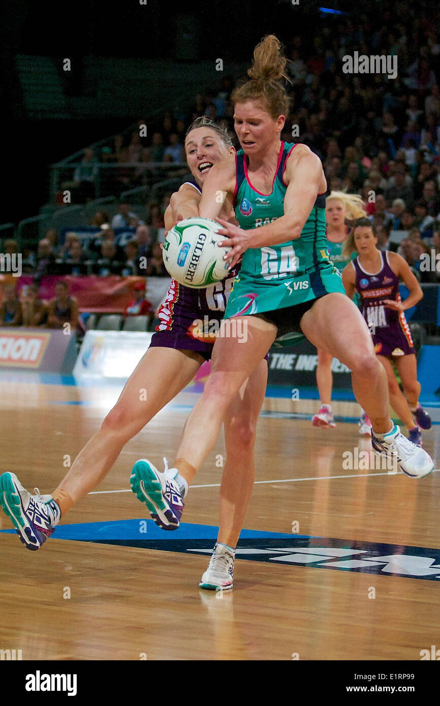 During the netball semi final match hi-res stock photography and images ...