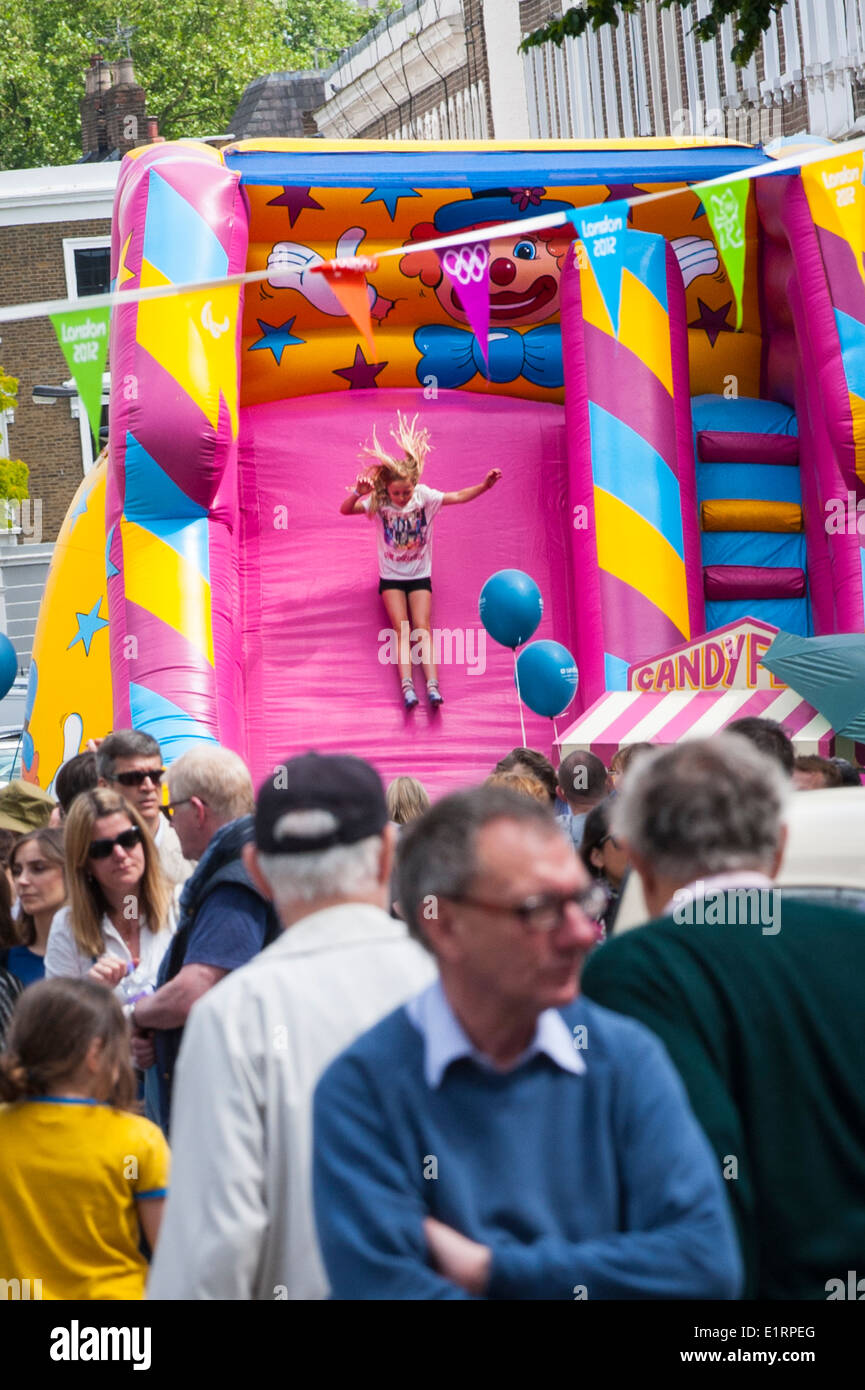 North West London , Primrose Hill village summer street fair fayre ...