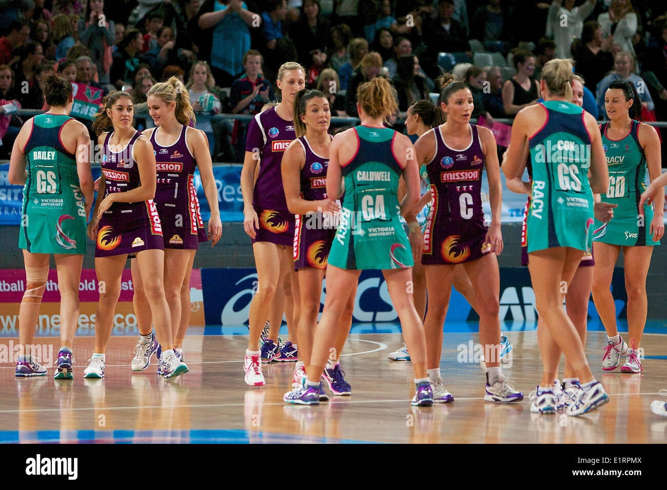 Netball players australia hi-res stock photography and images - Alamy