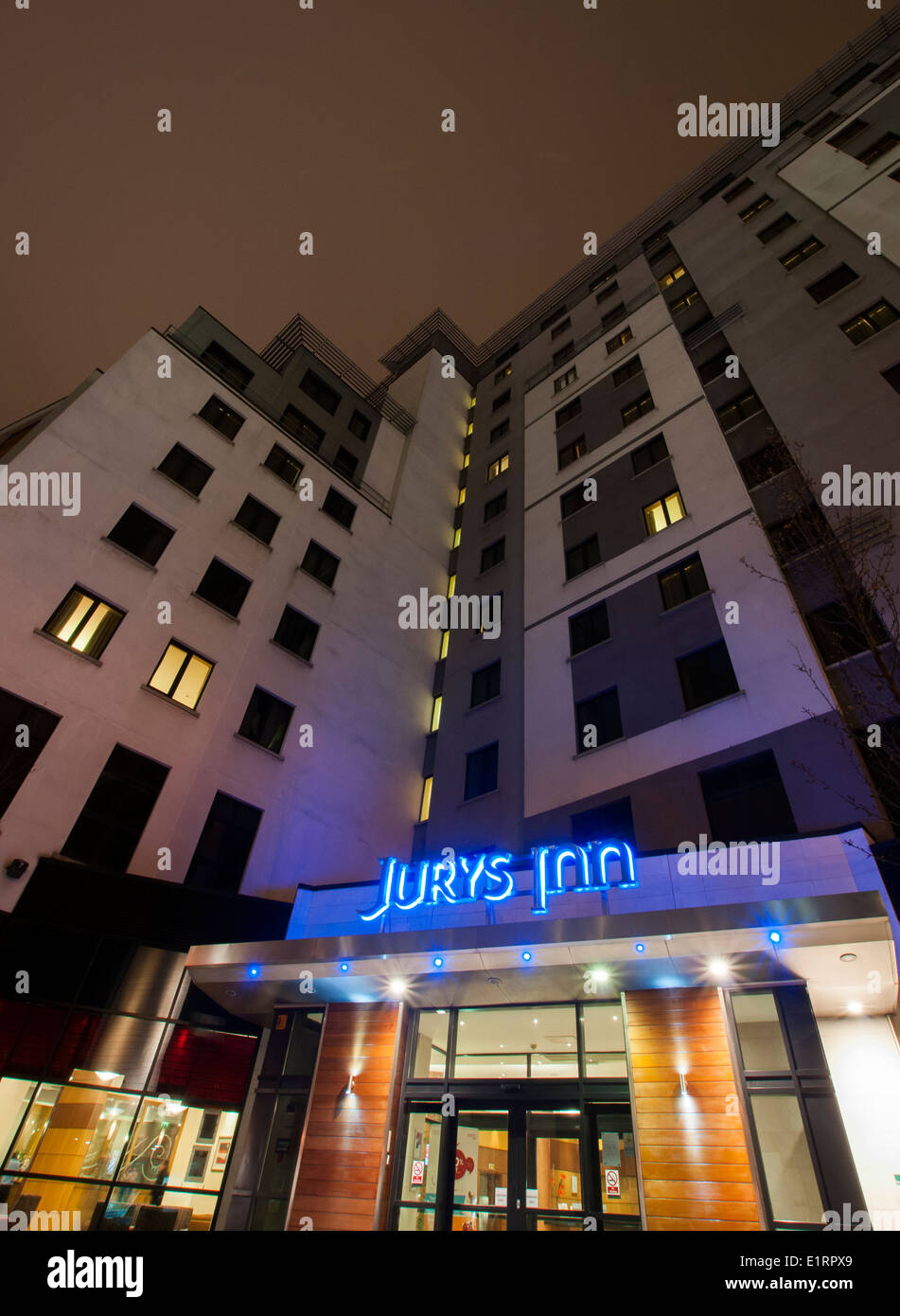 The Jury's Inn Hotel in Nottingham City, Nottinghamshire England UK ...