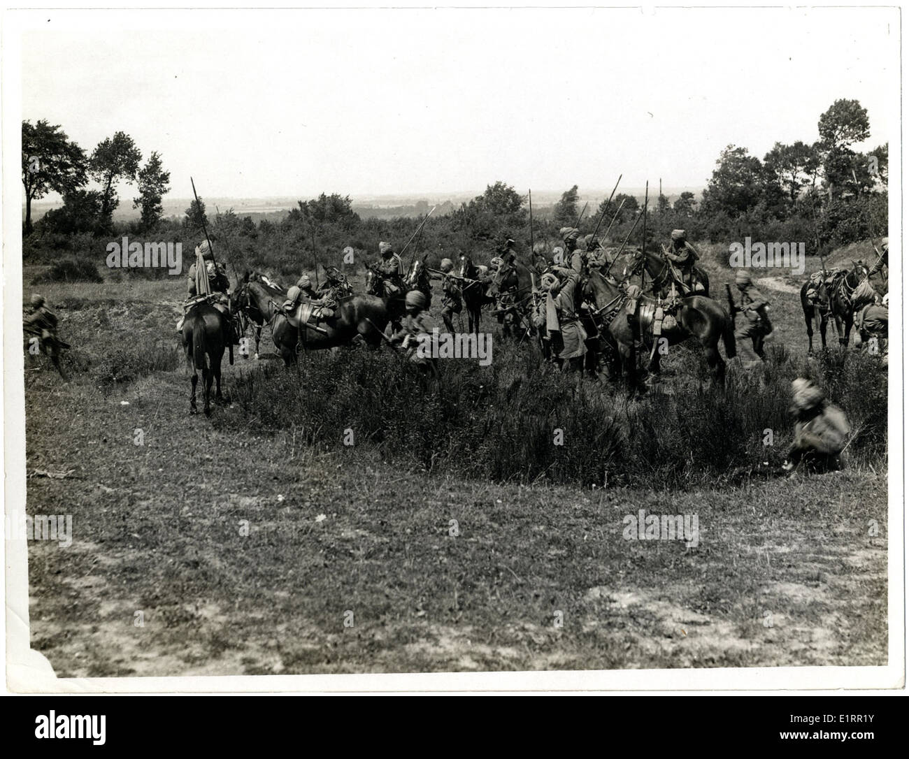 Indian cavalry first world war hi-res stock photography and images - Alamy