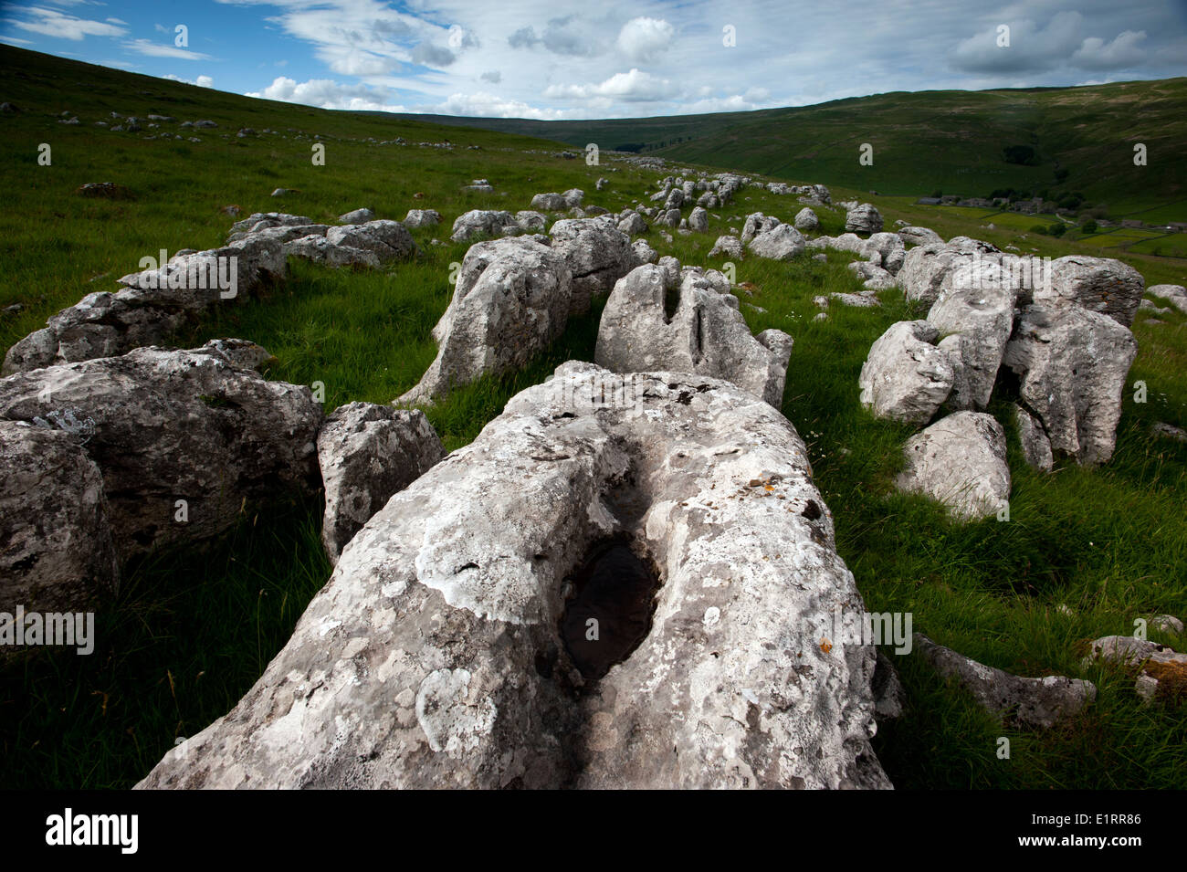 Yorkshire Dales National Park, Yorkshire, England, UK. June 2014 ...