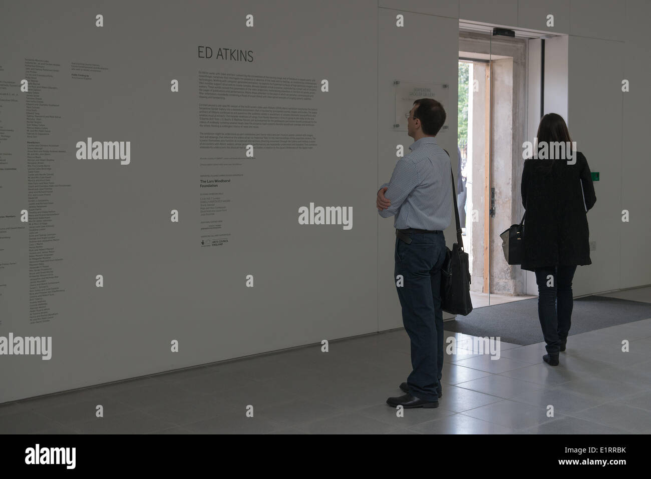 Ed Atkins 'Ribbons' exhibition at Serpentine Sackler Gallery Stock ...