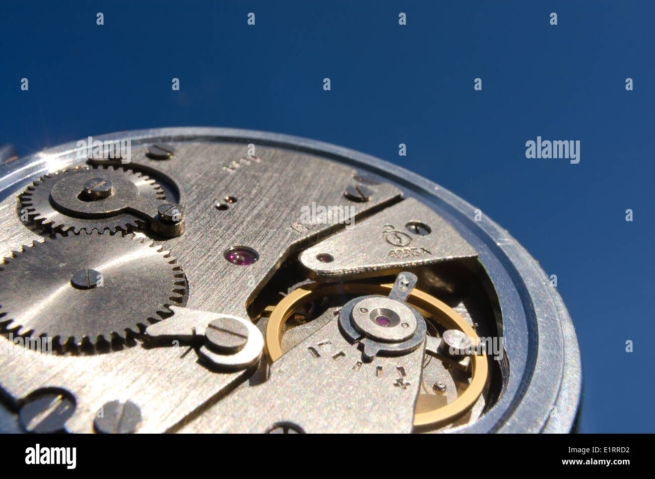 old silver chrome stopwatch chronological timer jewels accurate back ...