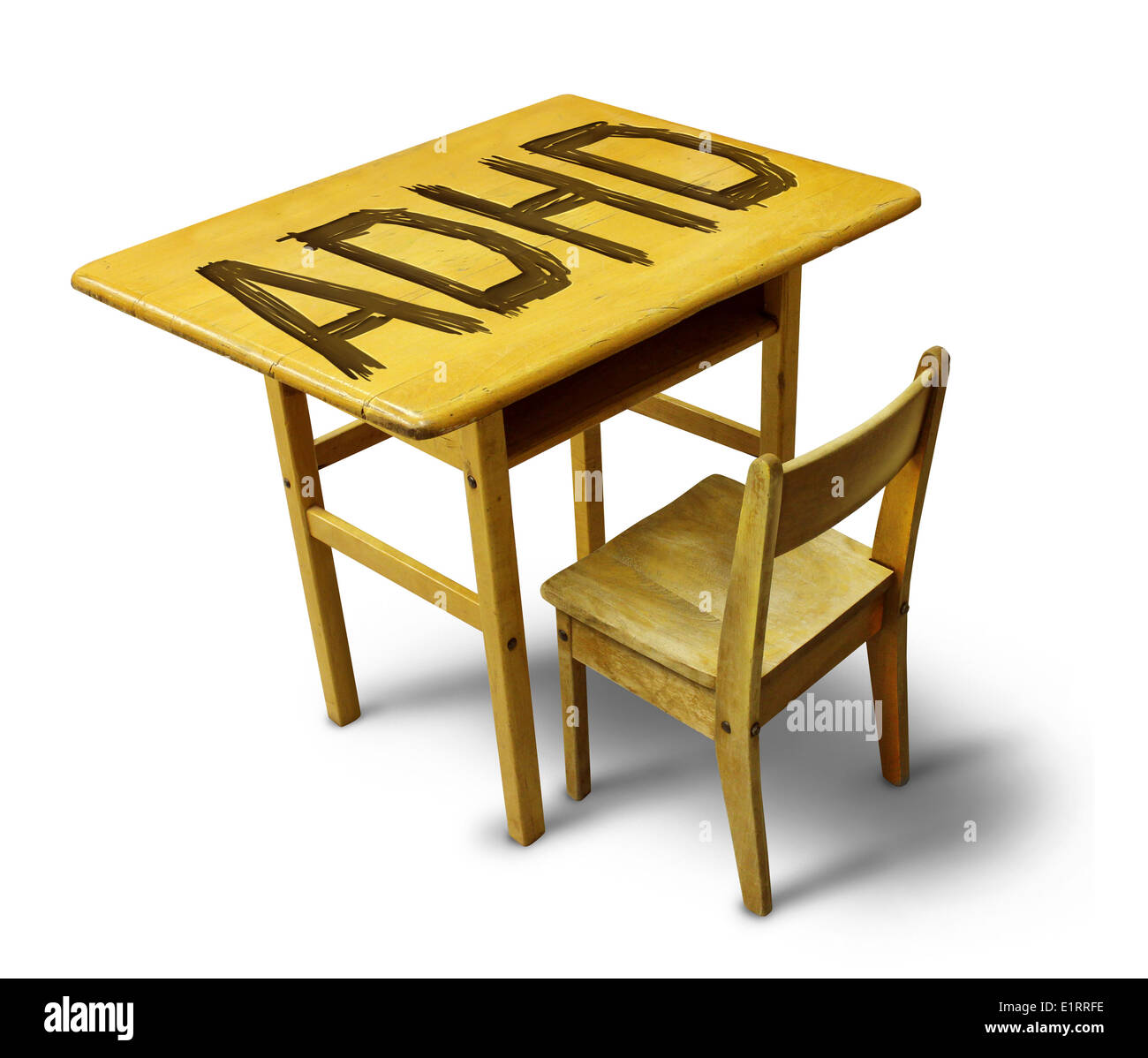 ADHD Concept for hyperactivity disorder and attention deficit behavior ...