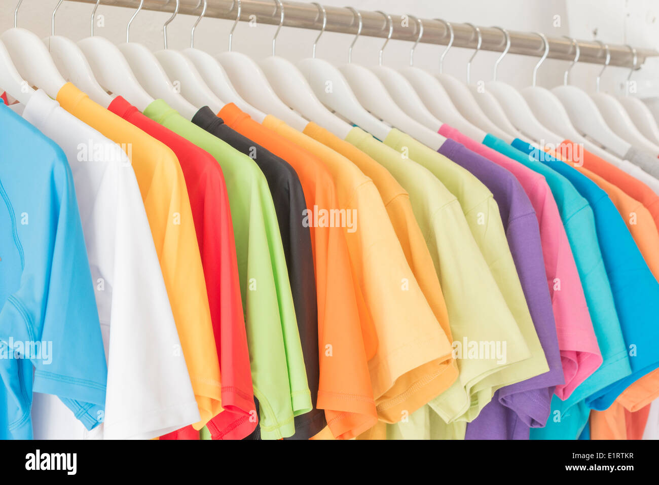 T shirts colors hi-res stock photography and images - Alamy