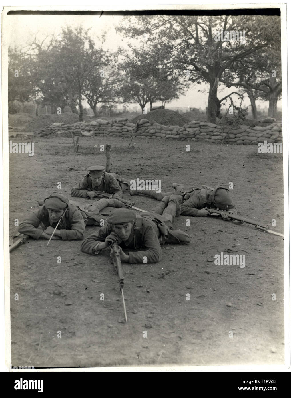 A listening post is set up in an open area, awaiting the right moment ...