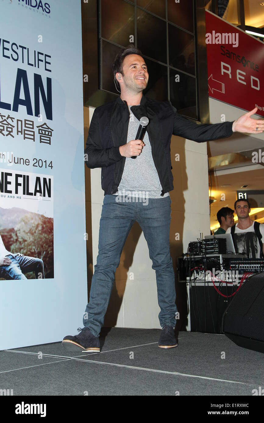 Hong Kong, China. 7th June, 2014. Former lead singer from Westlife ...