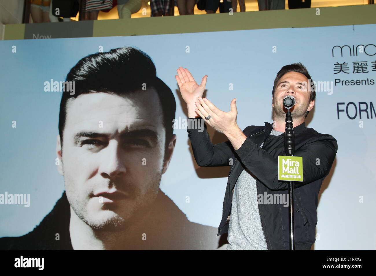 Hong Kong, China. 7th June, 2014. Former lead singer from Westlife ...