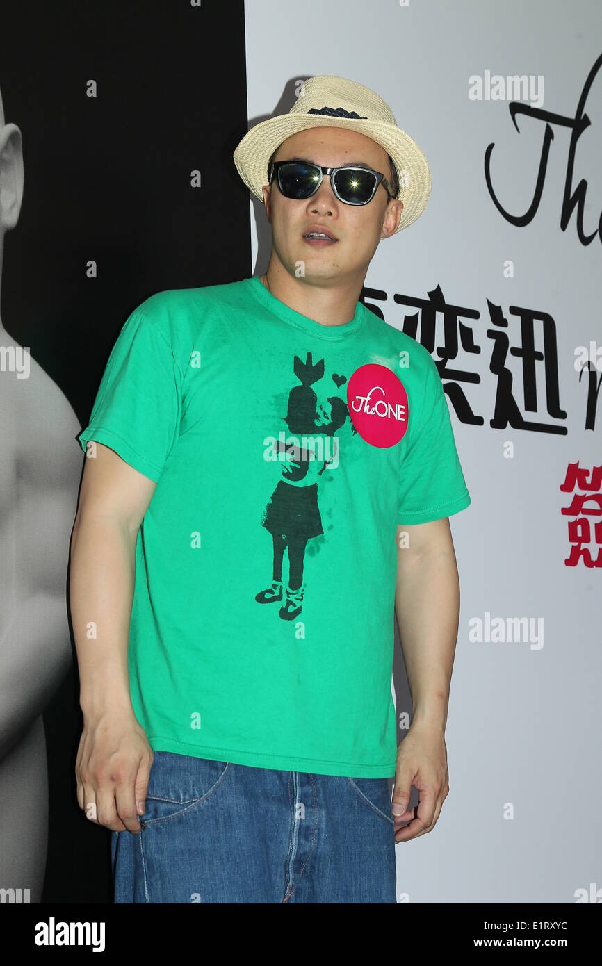 Hong Kong, China. 8th June, 2014. Singer Eason Chan promotes his new ...