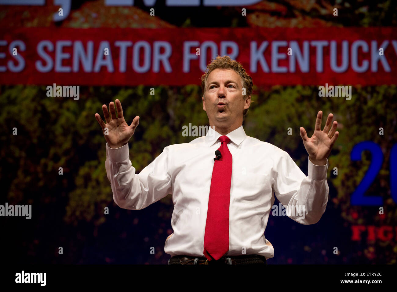 United States Senator from Kentucky Rand Paul speaks at the Texas ...