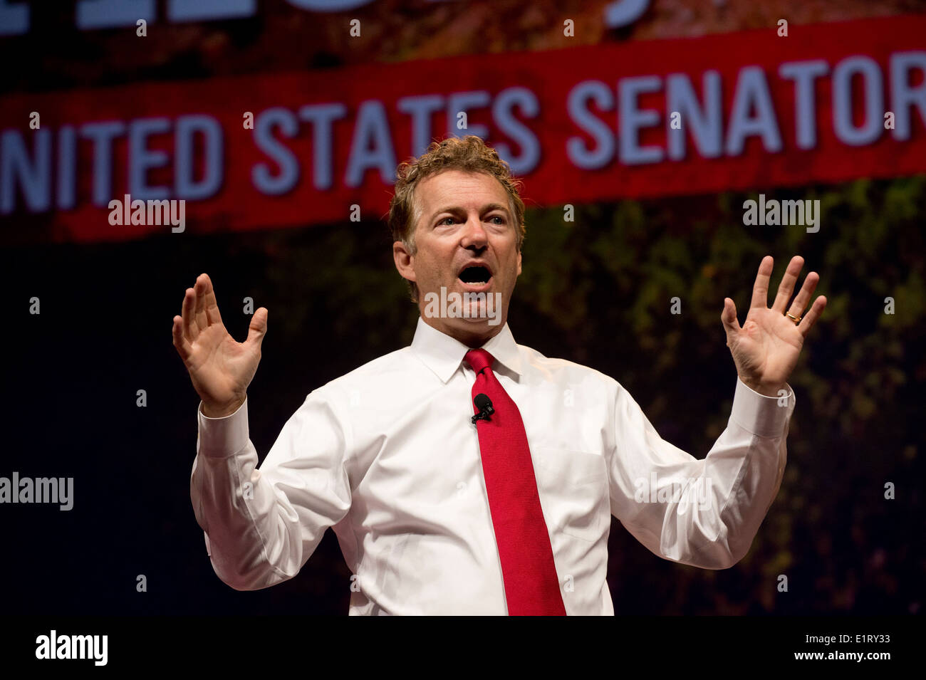 United States Senator from Kentucky Rand Paul speaks at the Texas ...