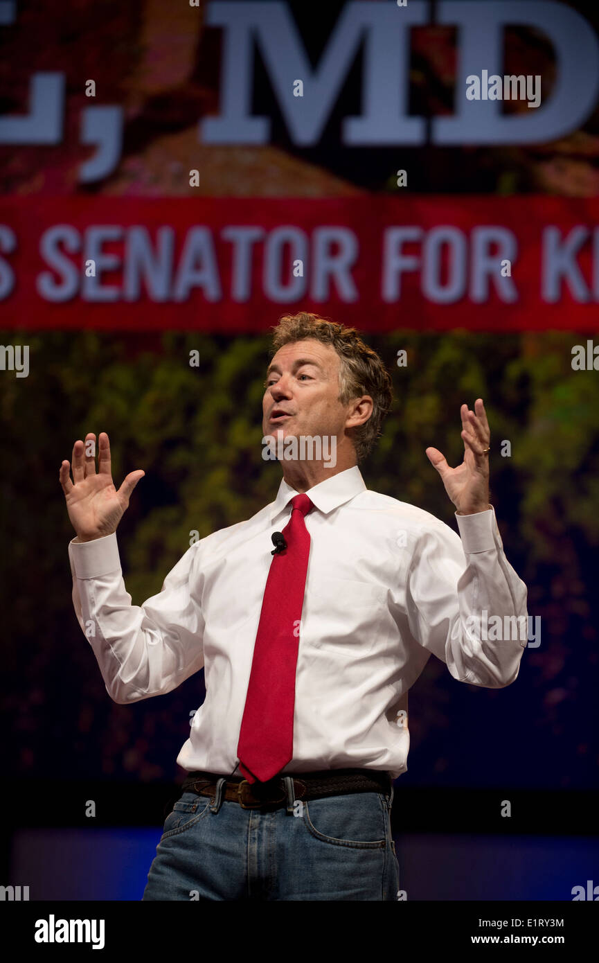 United States Senator from Kentucky Rand Paul speaks at the Texas ...