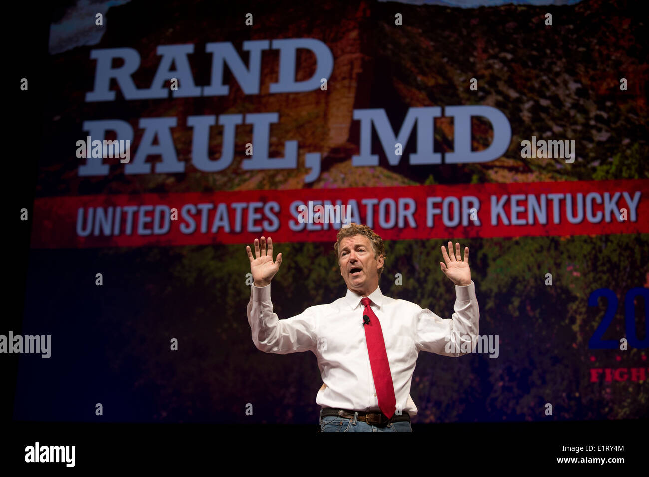 United States Senator from Kentucky Rand Paul speaks at the Texas ...