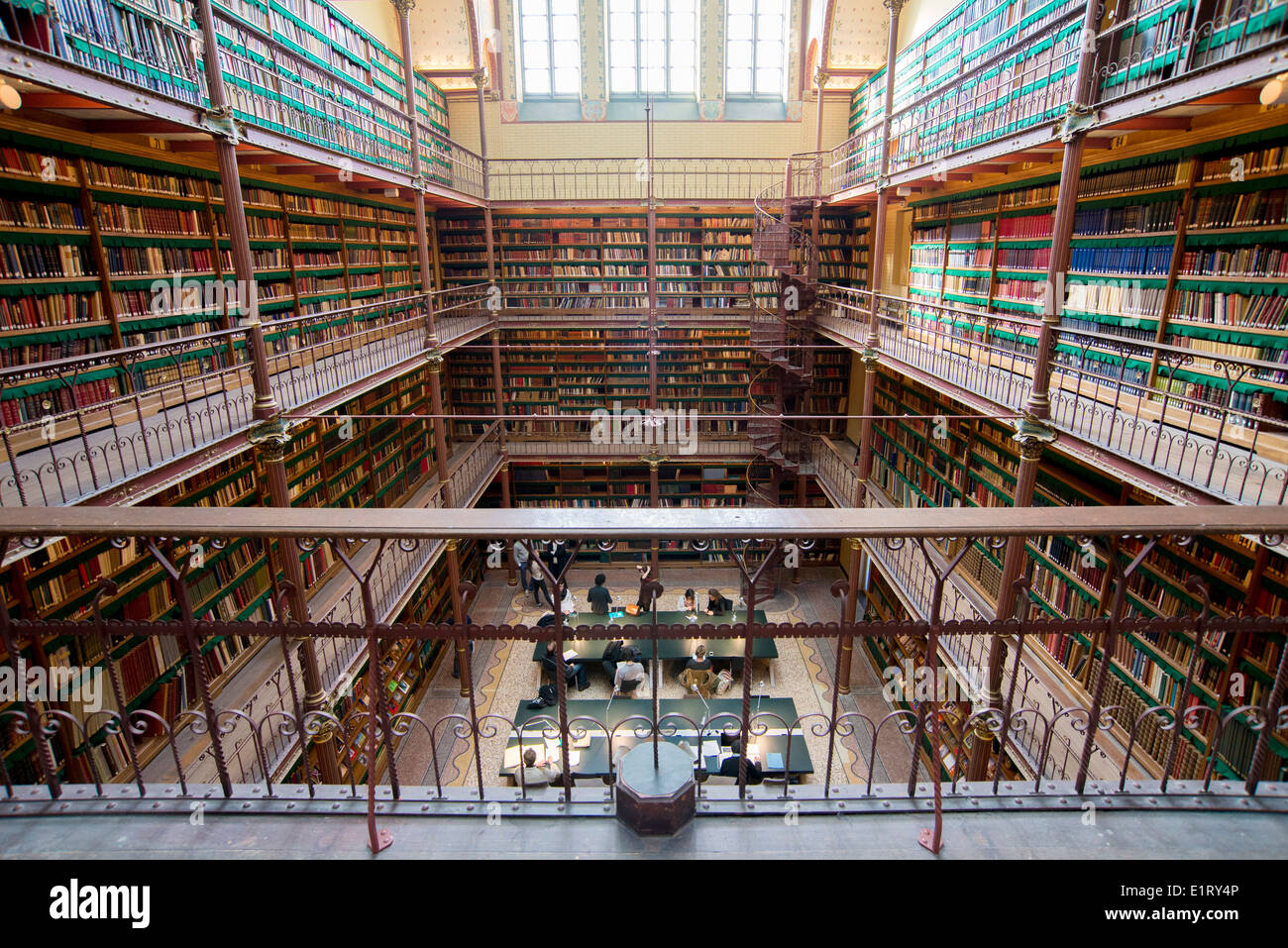 Rijksmuseum Research Library in Amsterdam The Netherlands Stock Photo ...