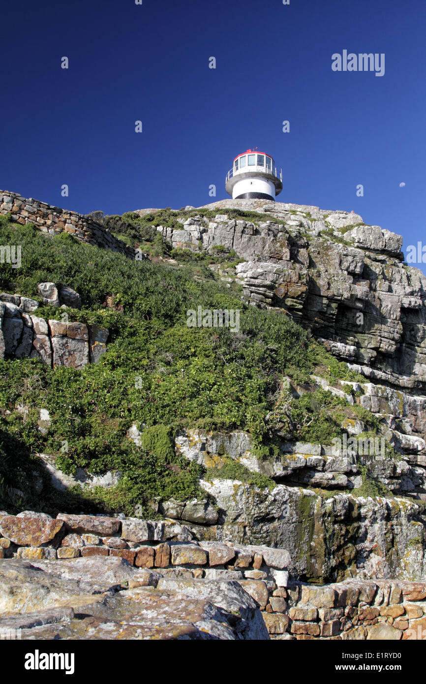 Cape Point Lighthouse in the Table Mountain National Park, South Africa ...