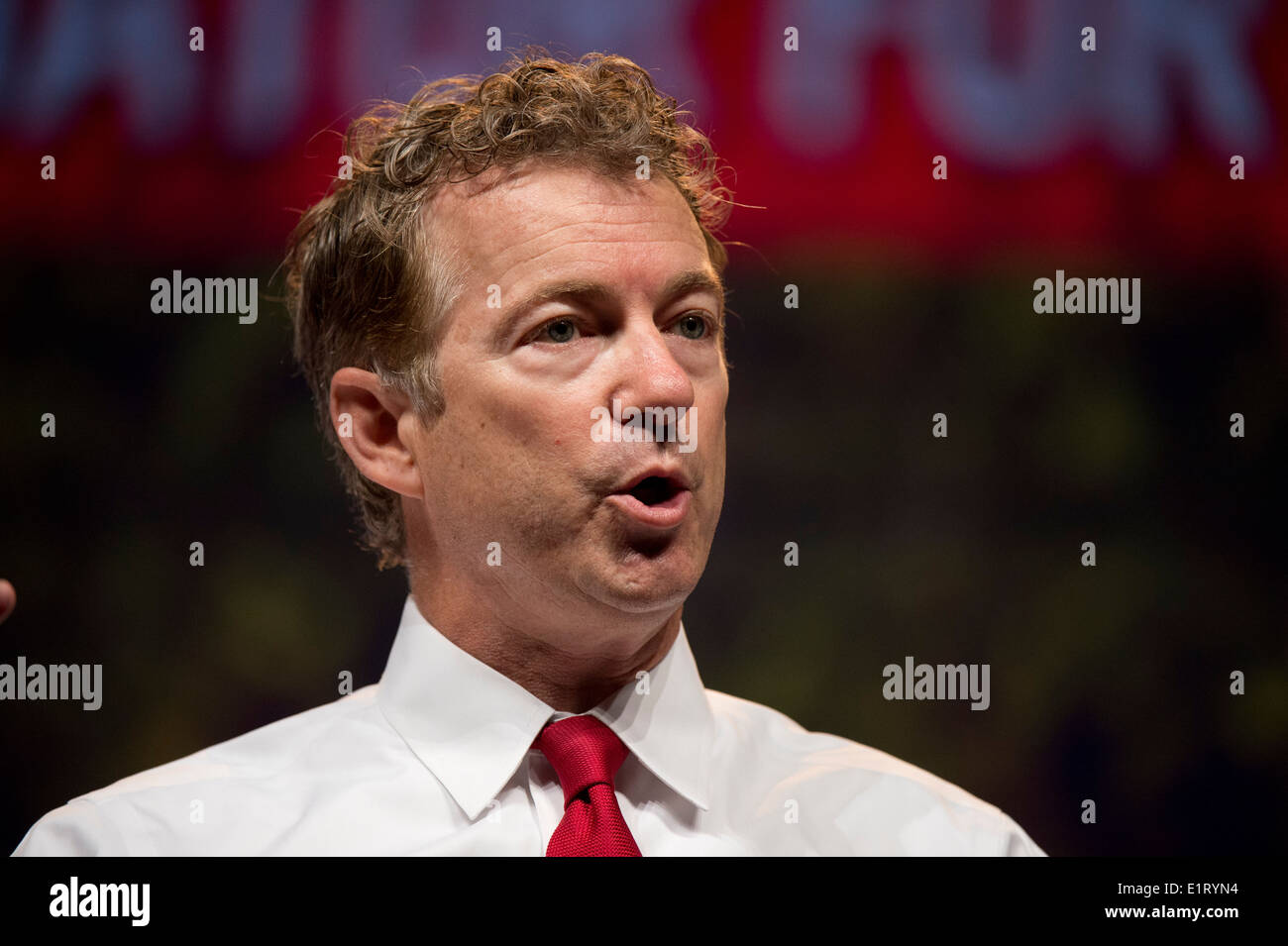 United States Senator from Kentucky Rand Paul speaks at the Texas ...