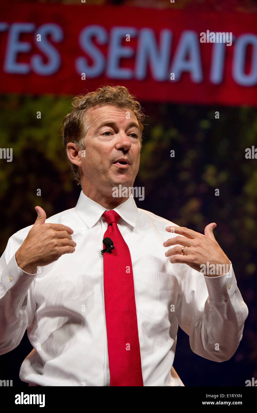 United States Senator from Kentucky Rand Paul speaks at the Texas ...