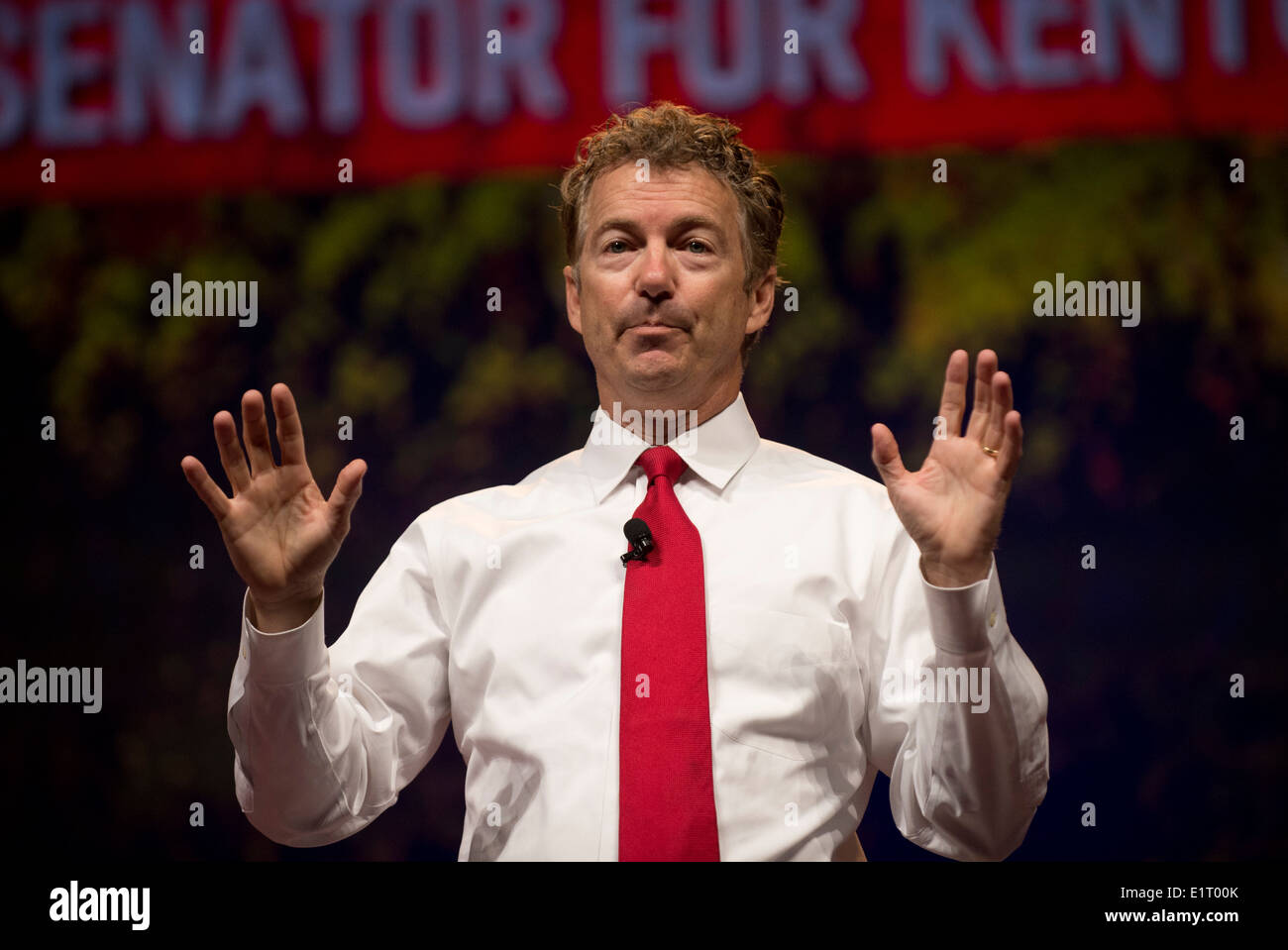 United States Senator from Kentucky Rand Paul speaks at the Texas ...