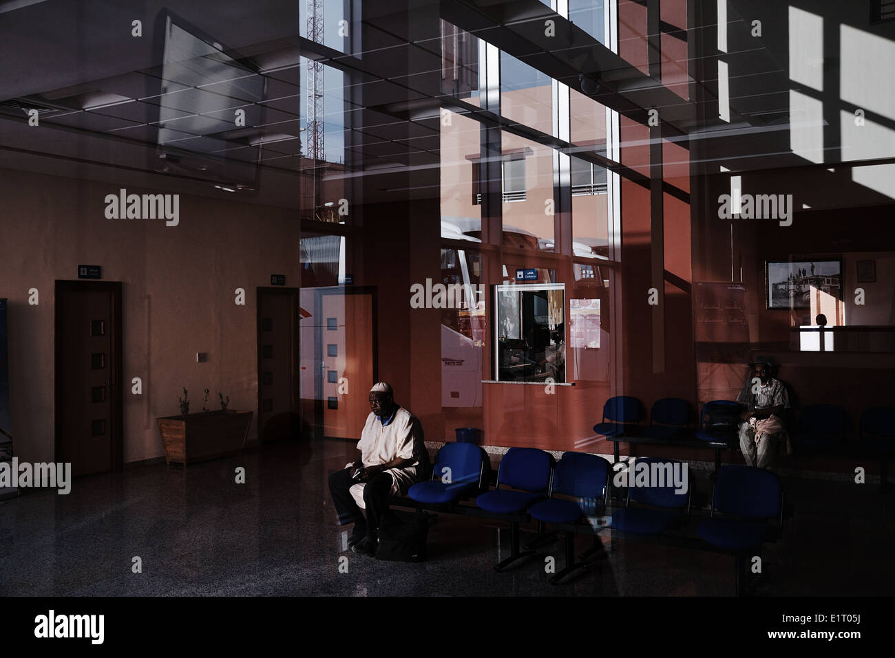 At the CTM bus station of Ouarzazate, Morroco Stock Photo - Alamy