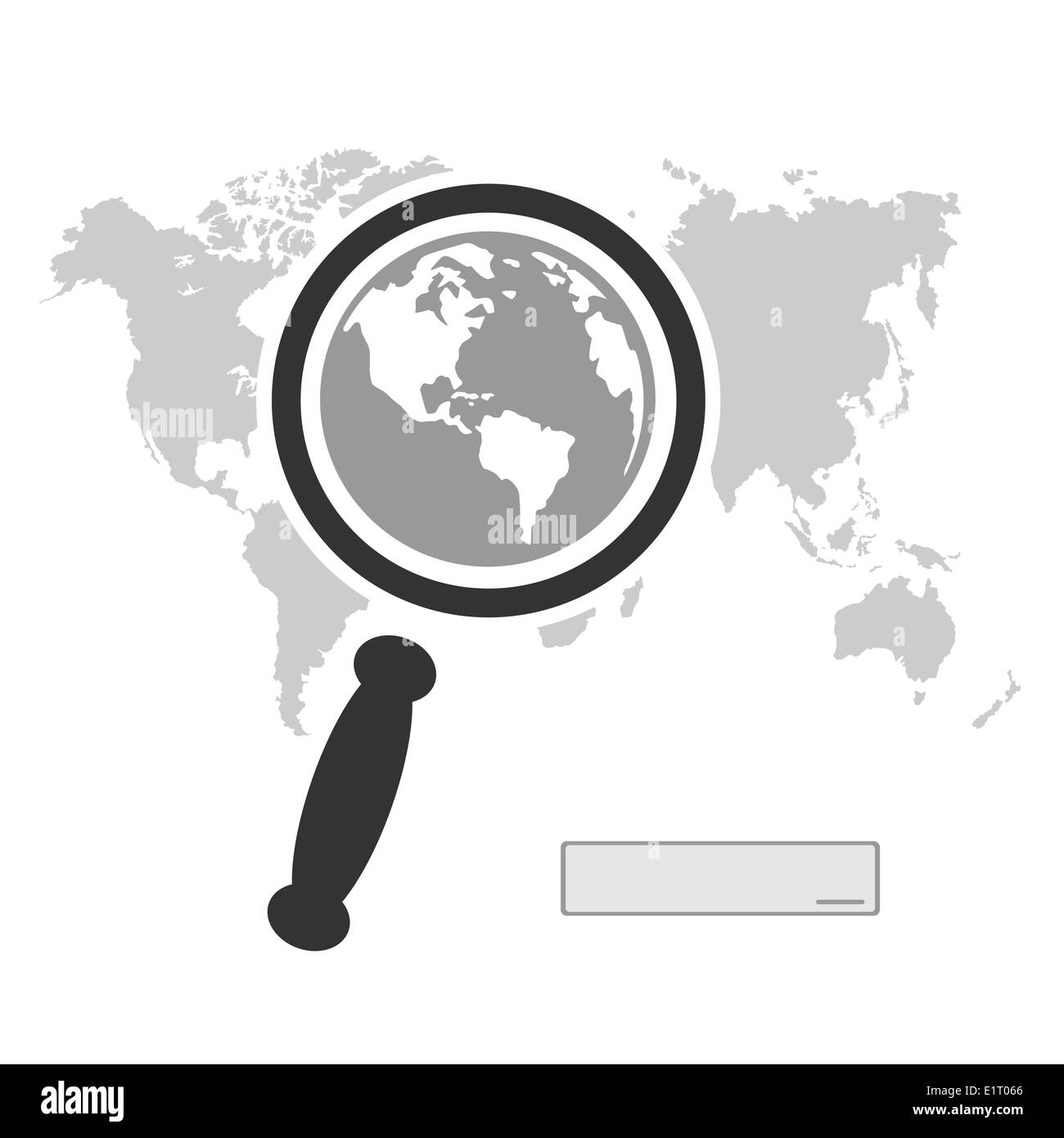 The entire earth map hi-res stock photography and images - Alamy