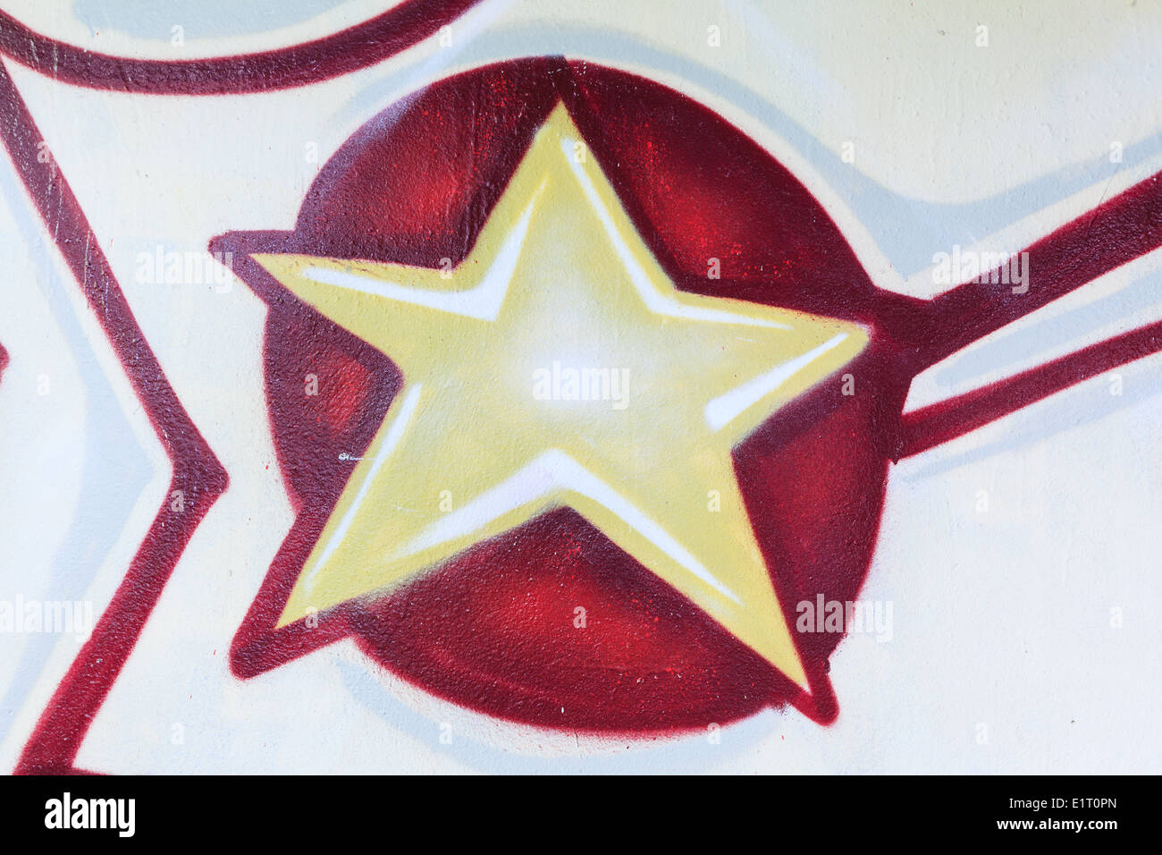 Star graffiti hi-res stock photography and images - Alamy