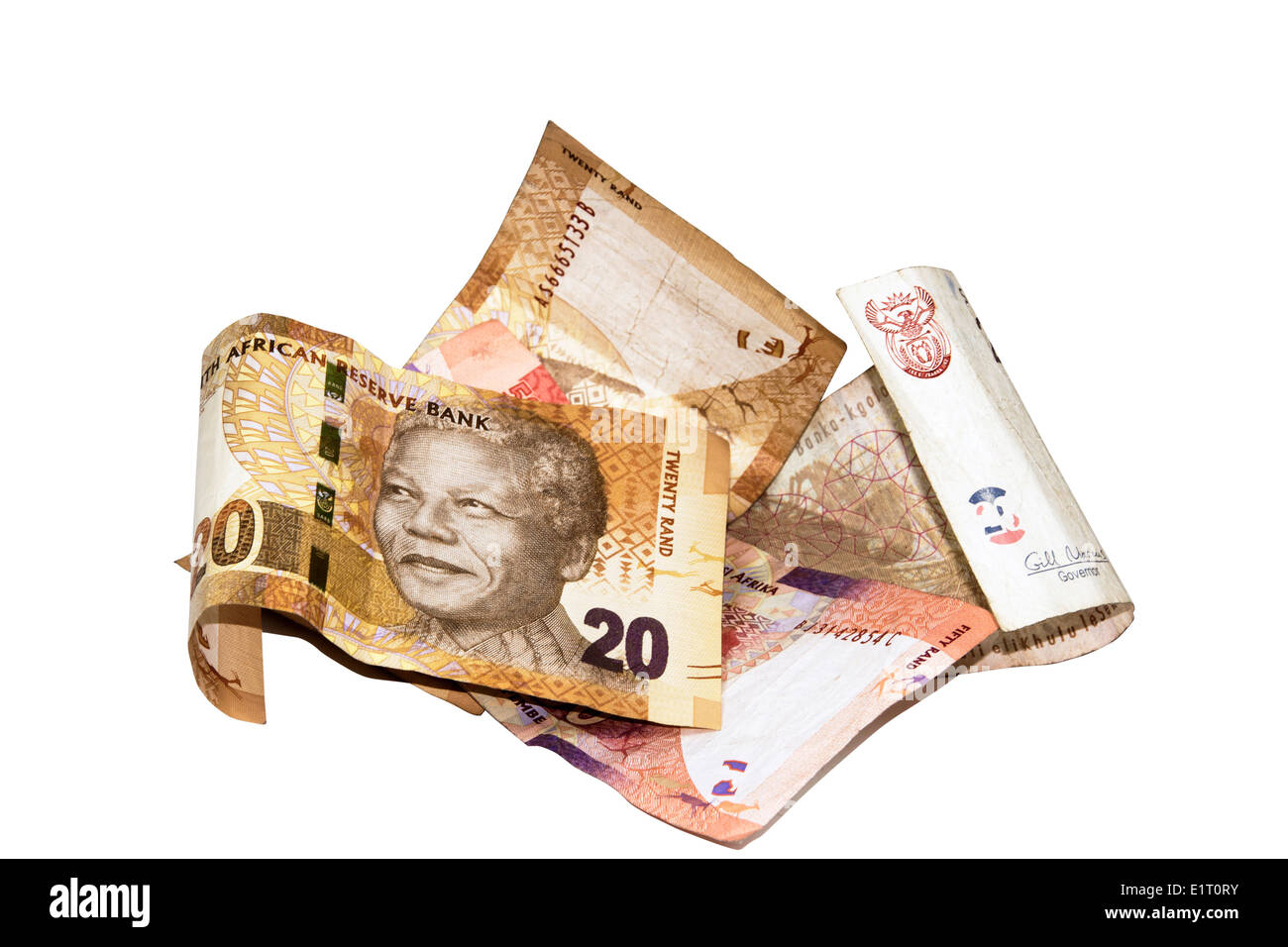 Isolated south african bank notes hi-res stock photography and images ...