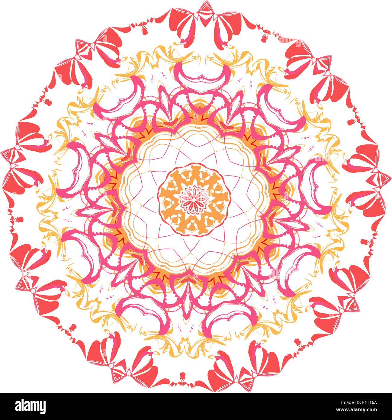 Vector background with decorative ethnic colors. Use for wallpaper and ...