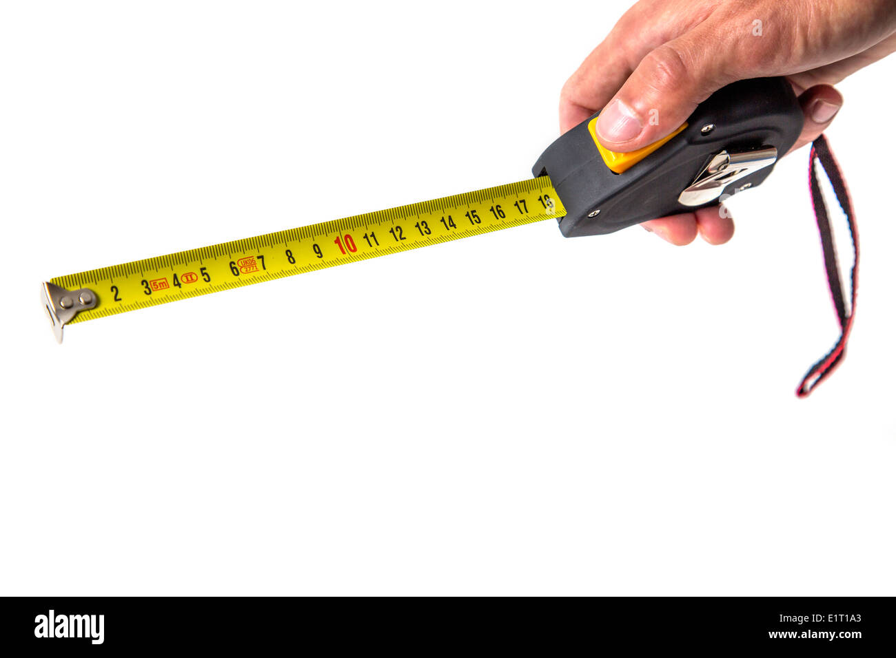 Holding a measuring scale in hand hi-res stock photography and images ...