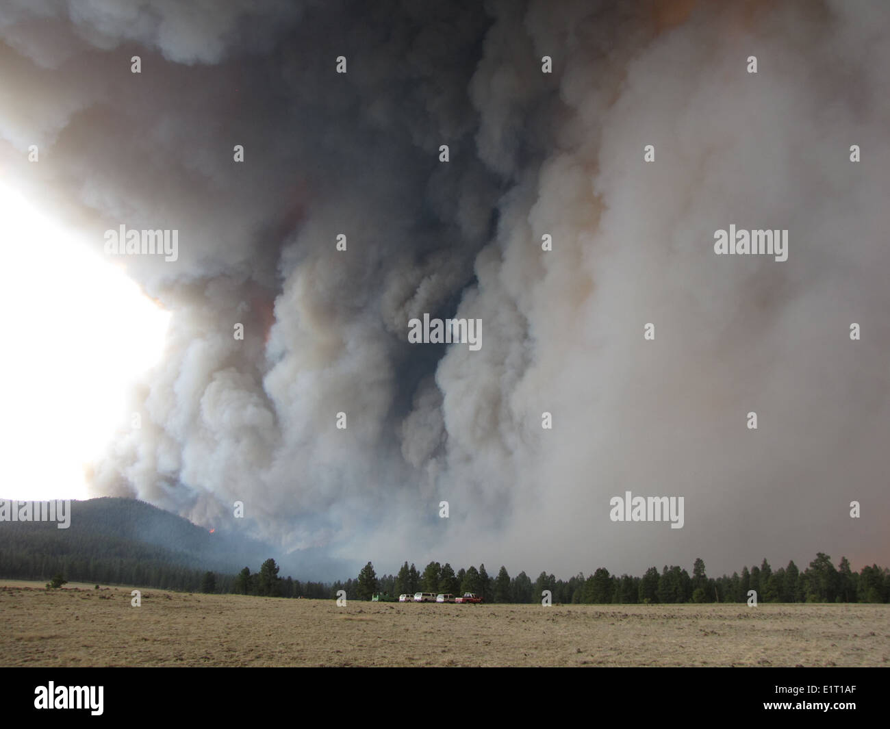 This image shows the process of column collapsing, a geological ...