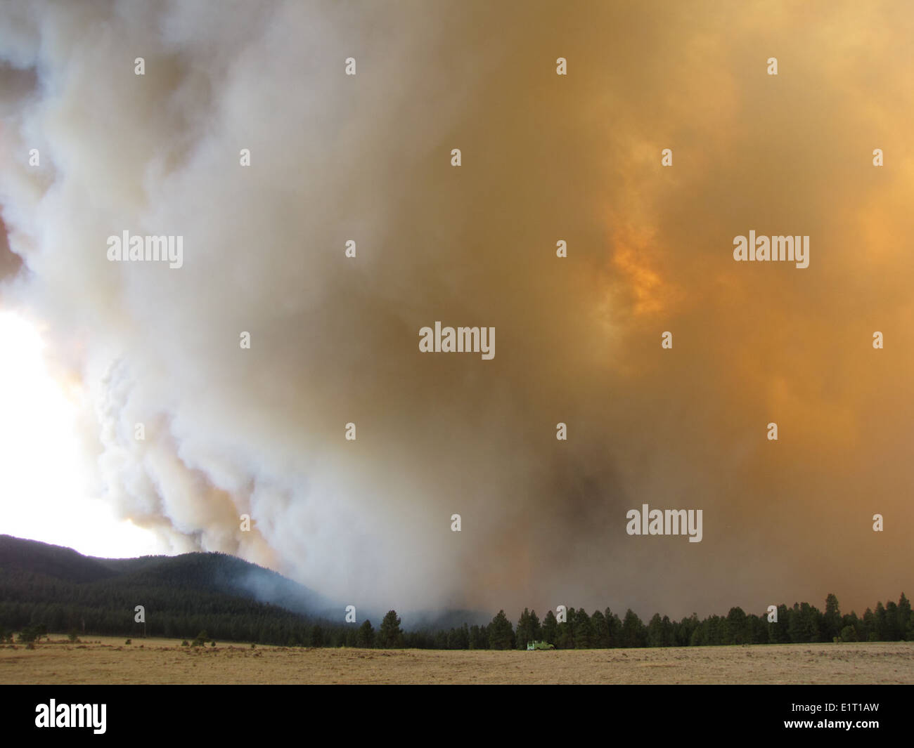 plume collapse Taken June 1 Stock Photo - Alamy