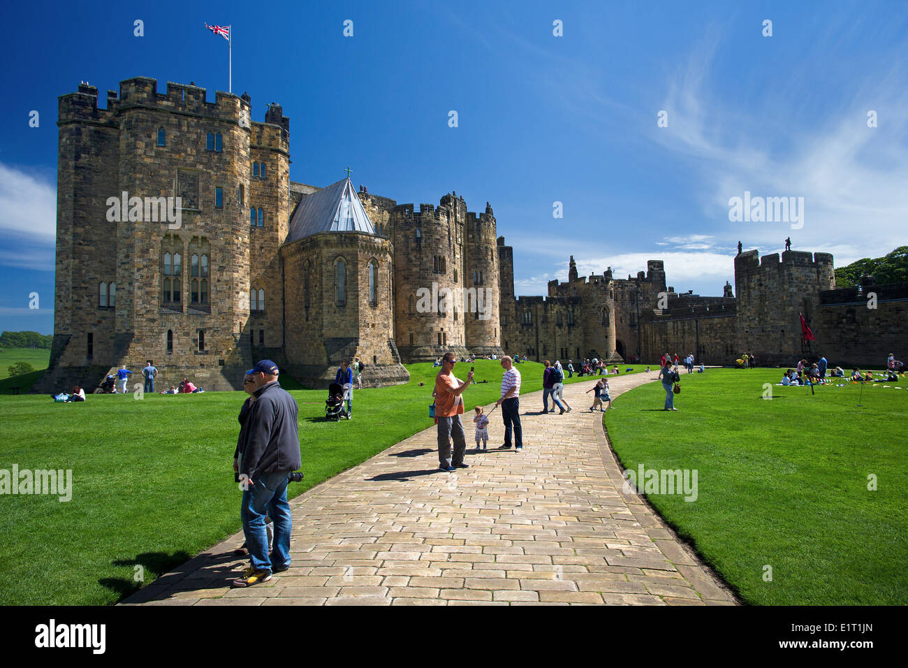 The Outer Bailey Of A Castle