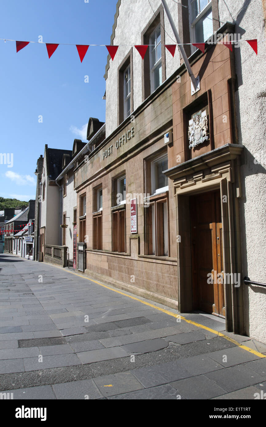 Exterior of Post Office Lerwick Shetland Scotland June 2014 Stock Photo ...