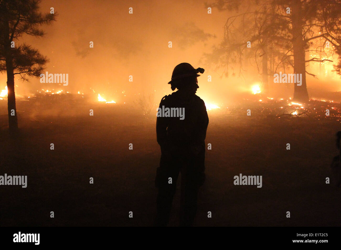 This image captures the Wallow Fire in the Apache-Sitgreaves National ...