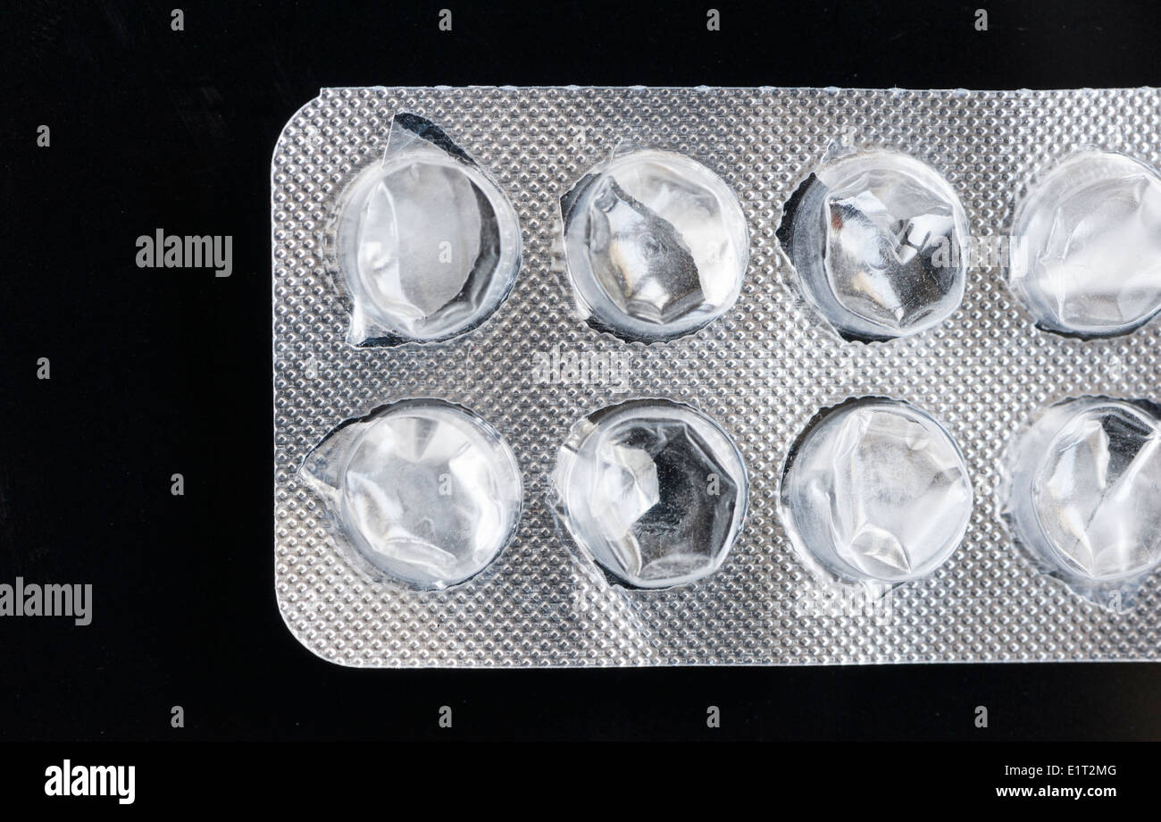 Empty blister pack pills hi-res stock photography and images - Alamy